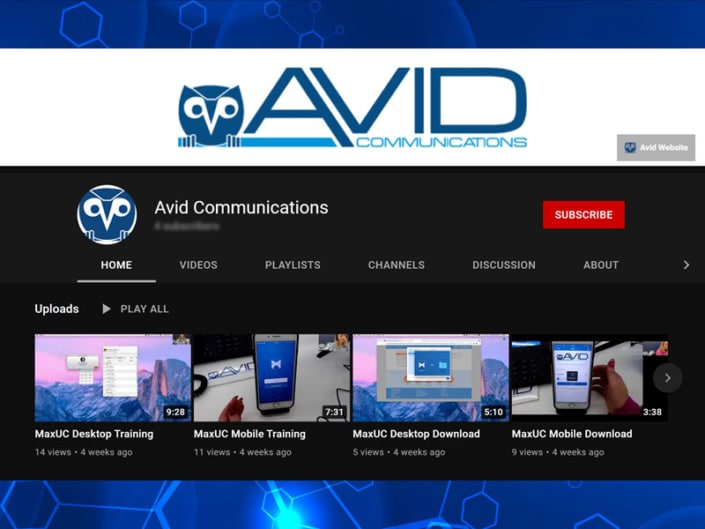 Check out Avid Communications' new YouTube Channel! - Avid Communications