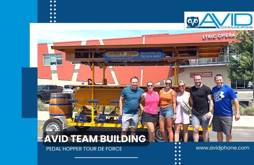 Avid Team Building: Pedal Hopper Tour de Force! - Avid Communications